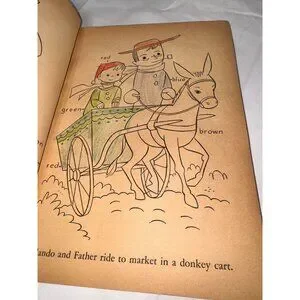 Whitman | Other | Vintage 95s Children Of Other Lands Coloring Activity ...